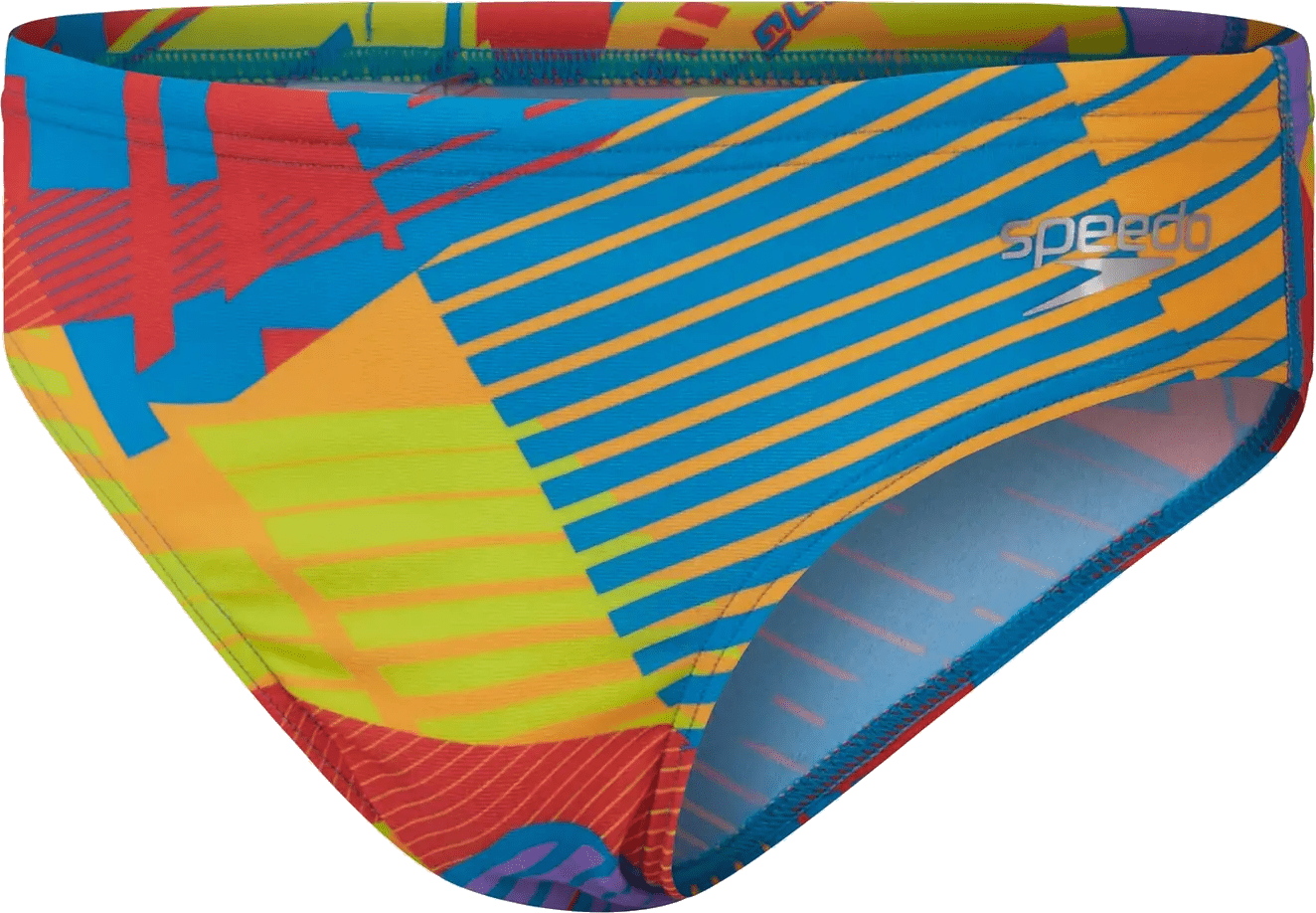 COSTUME DA NUOTO JUNIOR SPEEDO B 6.5CM ALLOVER DIGITAL BRIEF 8-0031851 ...